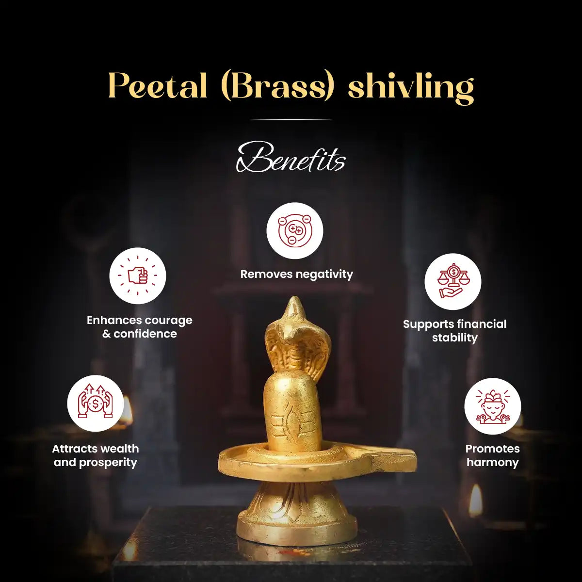 Original Peetal Shivling For Puja | Buy Brass Shivling Online